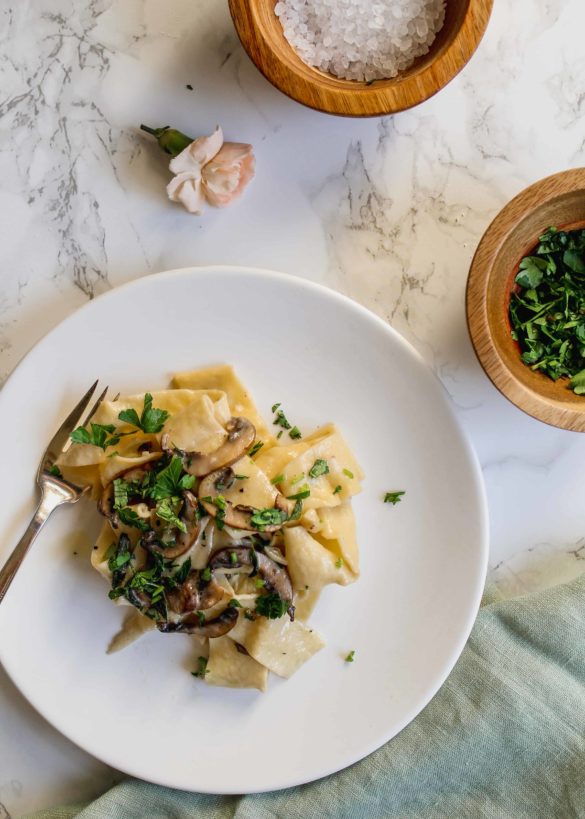 Truffle Mushroom Pasta for Valentine's Day - Cooking Therapy