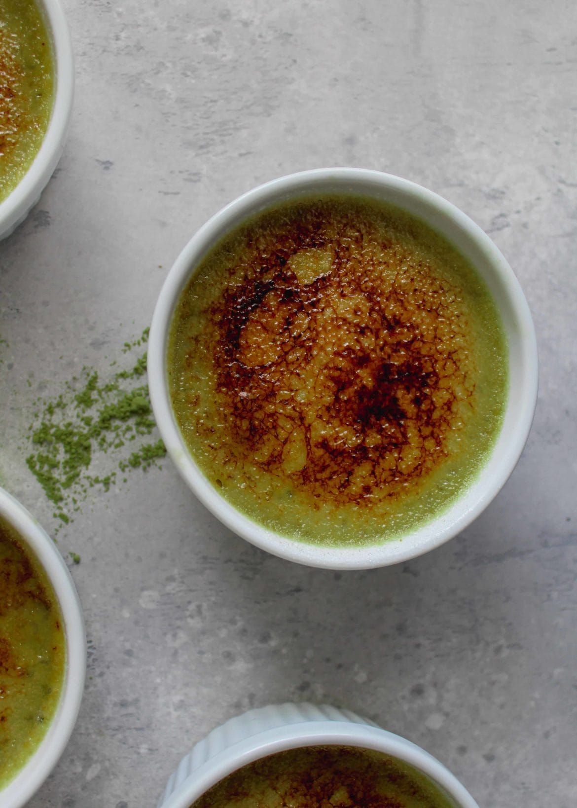 Matcha Creme Brulee - Cooking Therapy