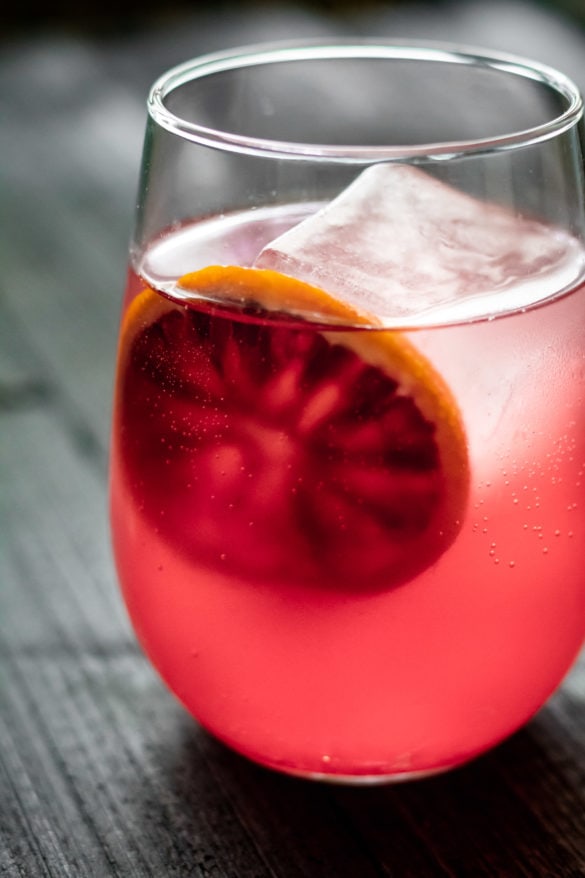 Blood Orange Gin and Tonic - Cooking Therapy