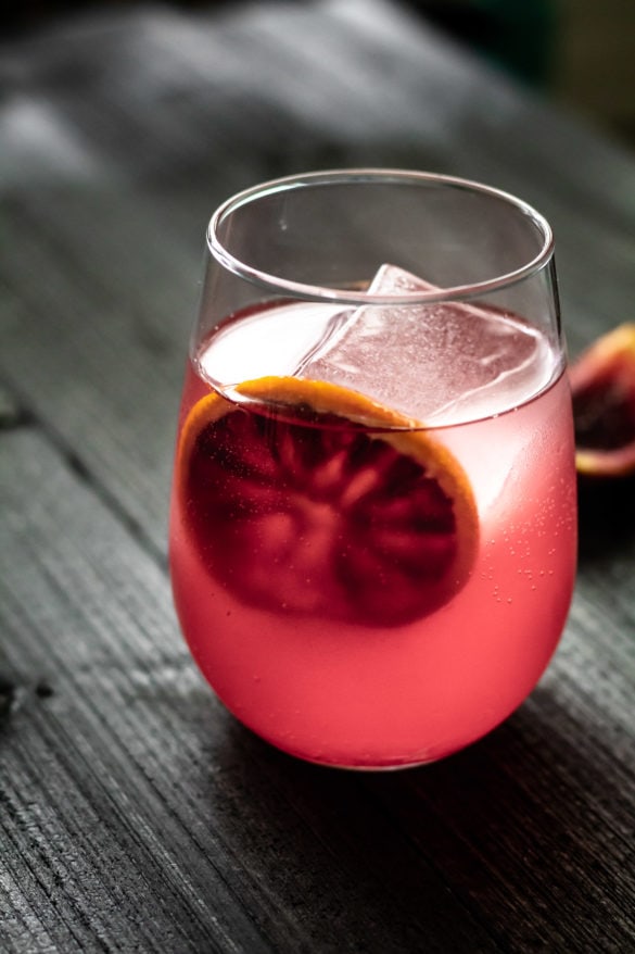 Blood Orange Gin and Tonic - Cooking Therapy