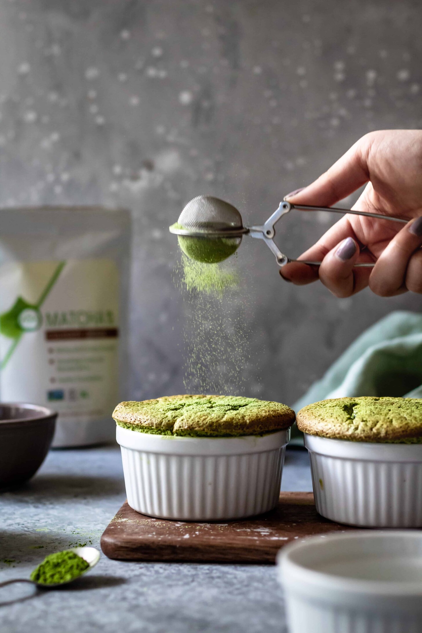 Matcha Souffle - Cooking Therapy