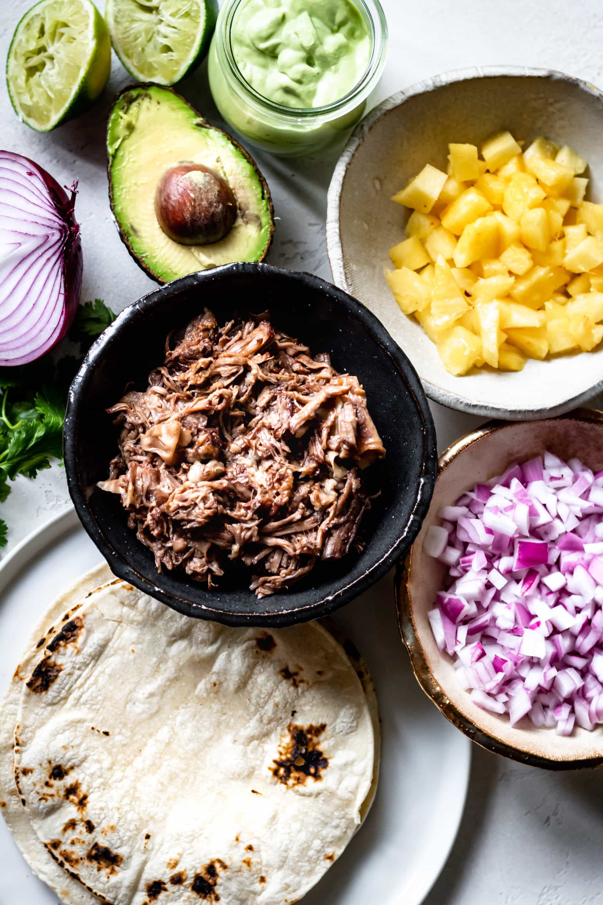 Beef Short Rib Tacos with Avocado Crema - Cooking Therapy