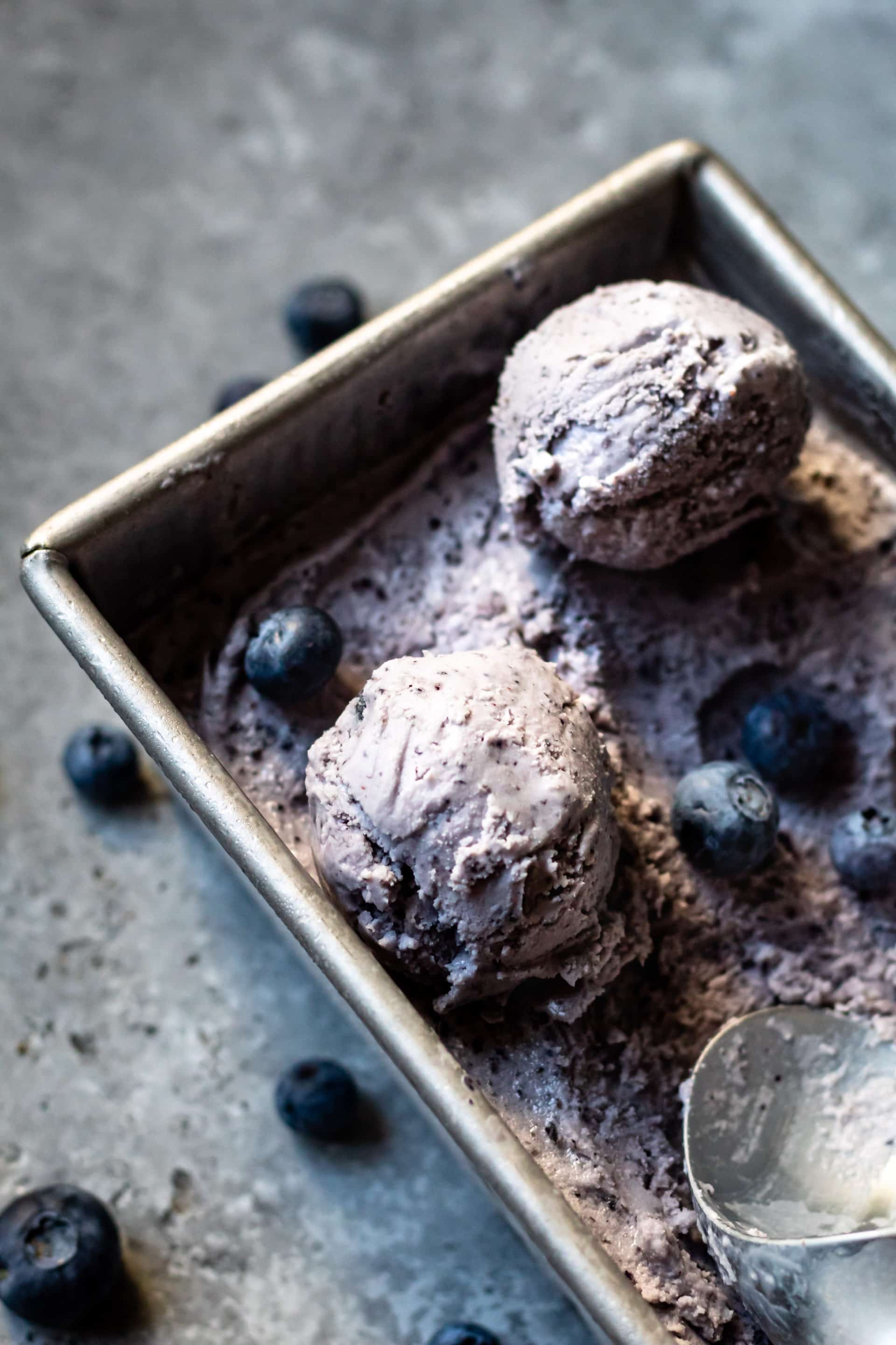 Blueberry Ice Cream - Cooking Therapy