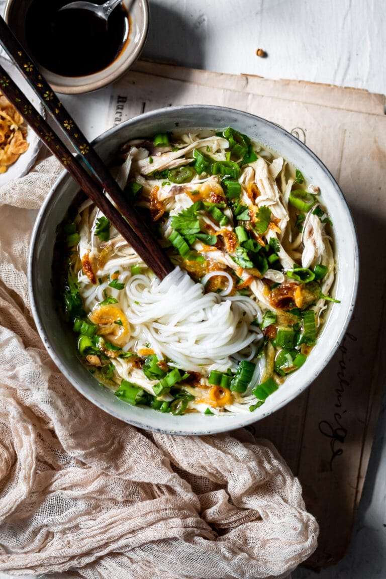 Traditional Vietnamese Chicken Pho (Pho Ga) - Cooking Therapy