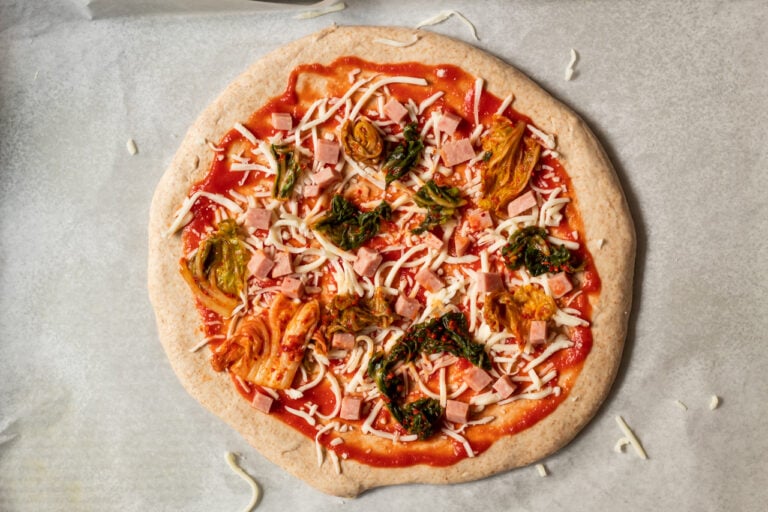 Kimchi Spam Pizza - Cooking Therapy