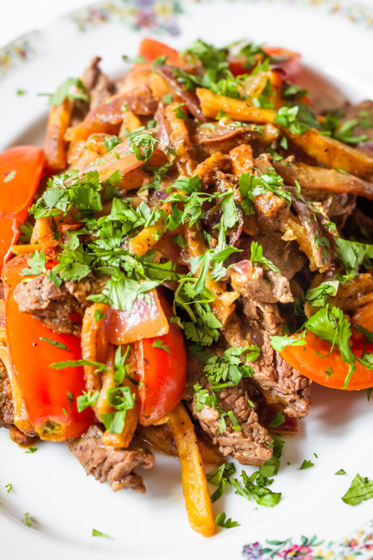Lomo Saltado (Peruvian Beef Stir Fry) - Cooking Therapy