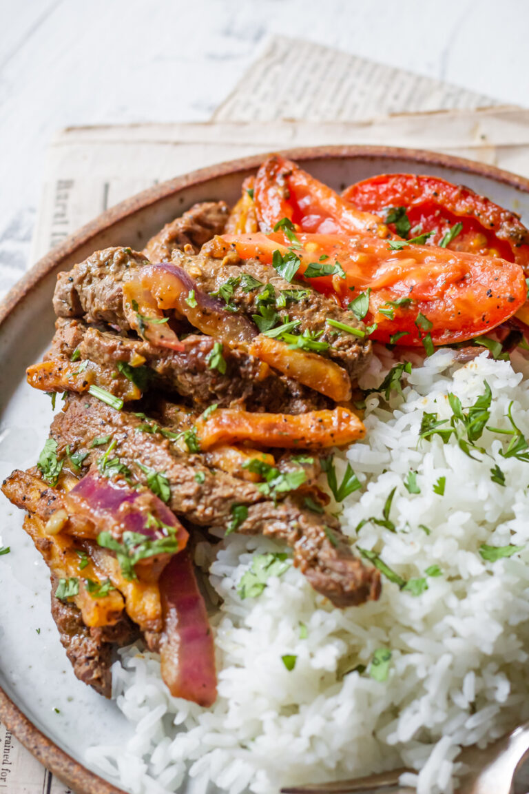 Lomo Saltado (Peruvian Beef Stir Fry) - Cooking Therapy