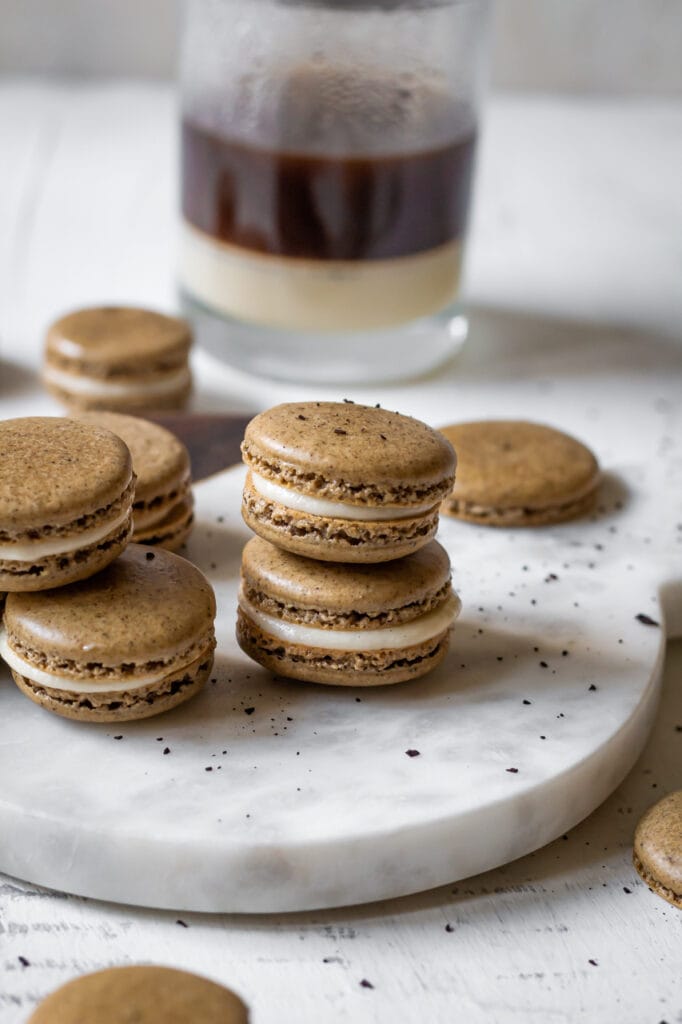 Vietnamese Coffee Macarons - Cooking Therapy