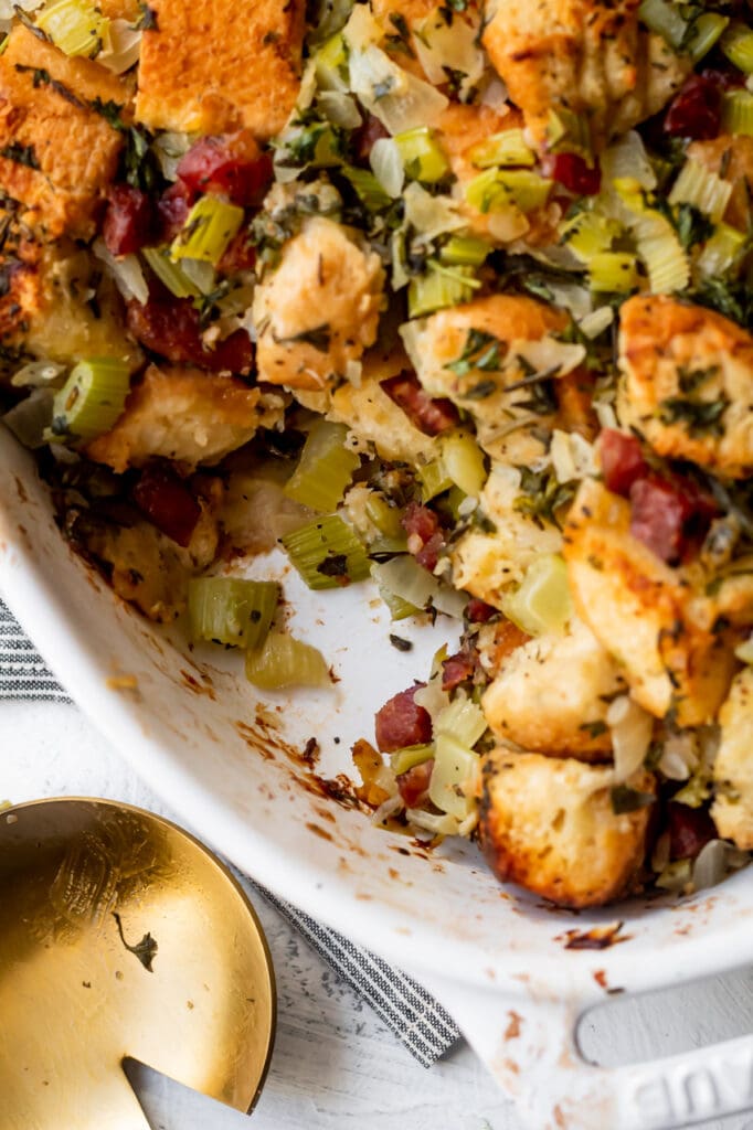 Chinese Sausage Stuffing - Cooking Therapy