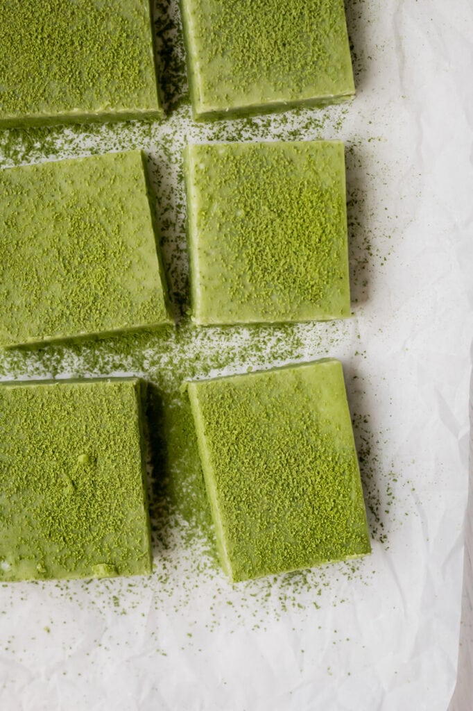 5-Ingredient Matcha Fudge - Cooking Therapy