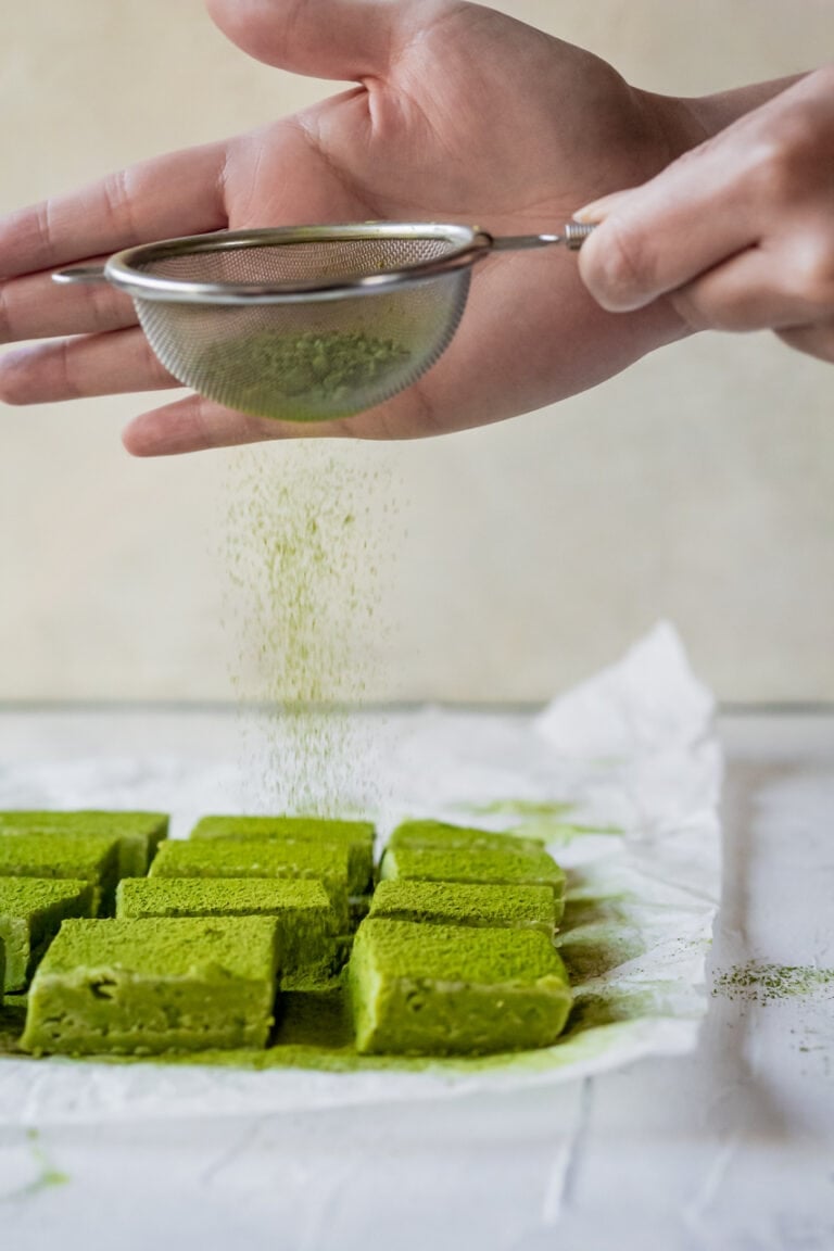5-Ingredient Matcha Fudge - Cooking Therapy