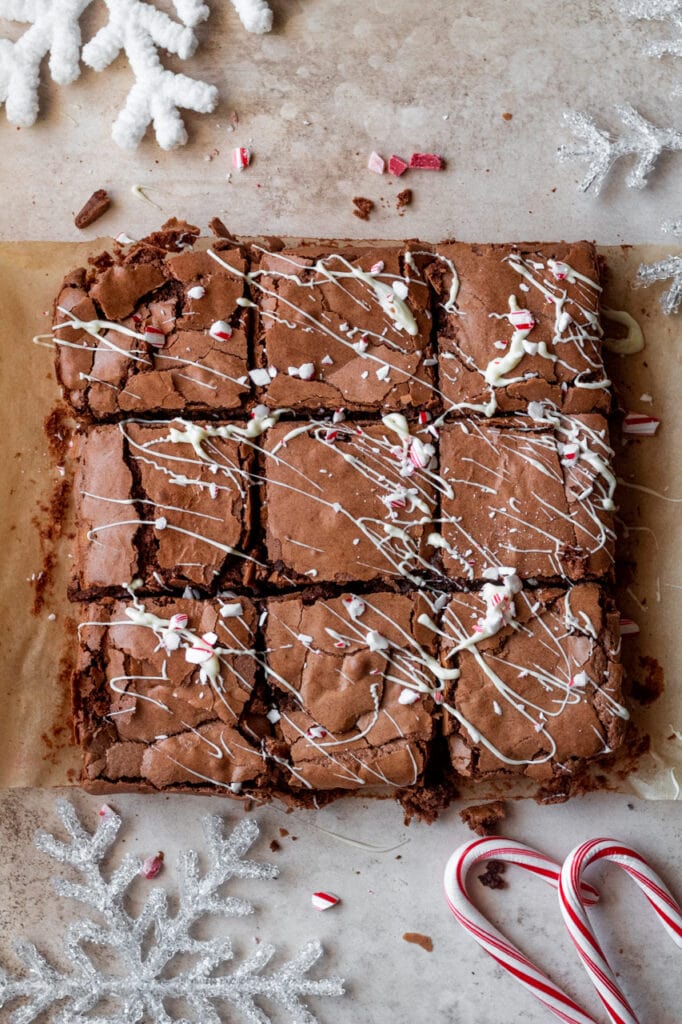 Peppermint Mochi Brownies - Cooking Therapy