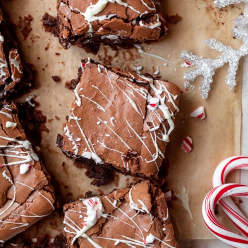 Peppermint Mochi Brownies - Cooking Therapy