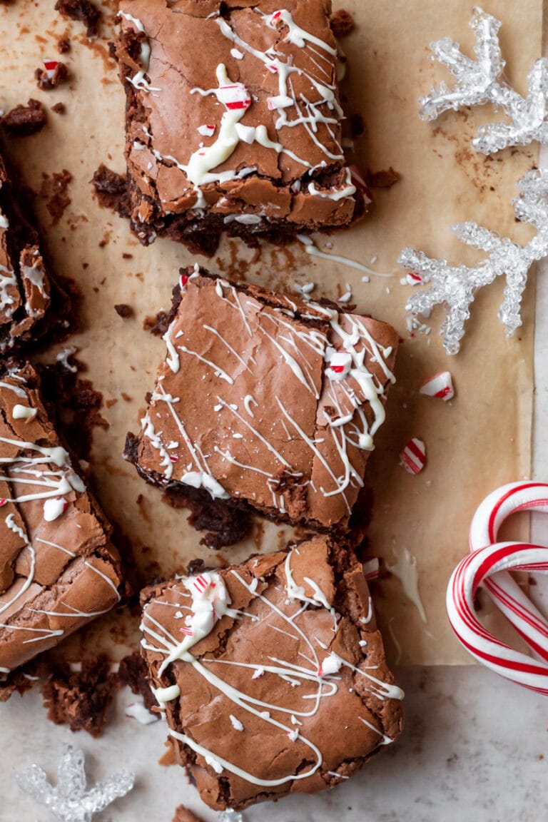 Peppermint Mochi Brownies - Cooking Therapy