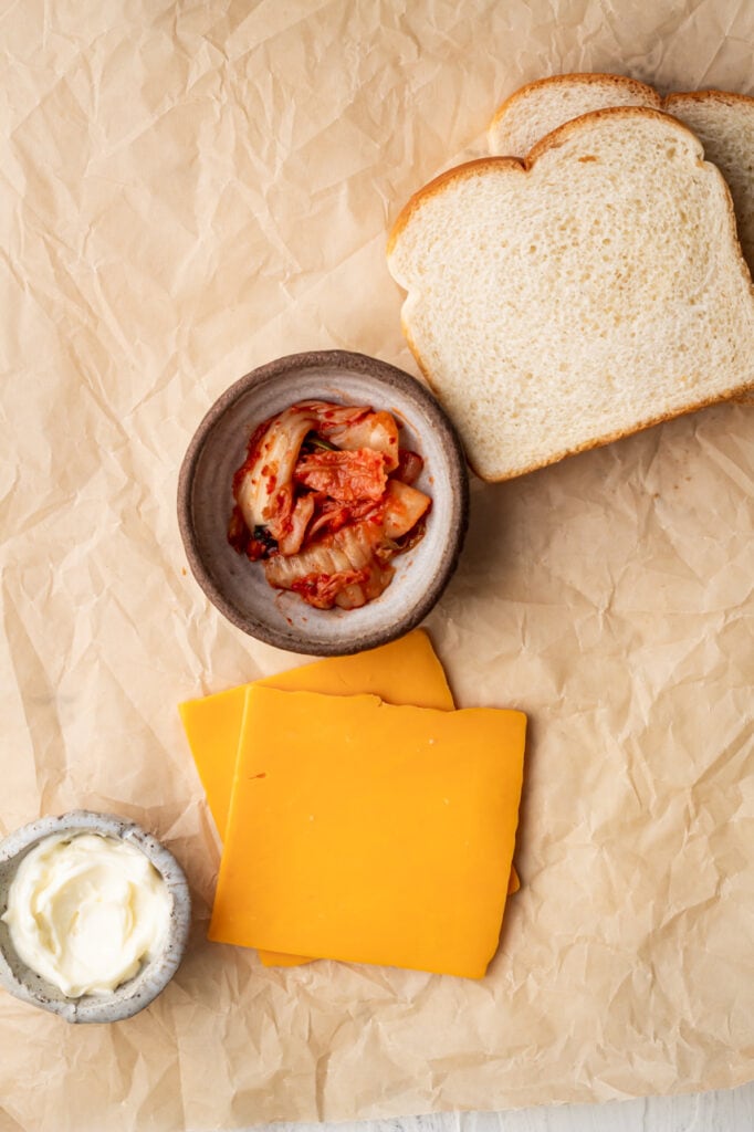 Kimchi Grilled Cheese - Cooking Therapy