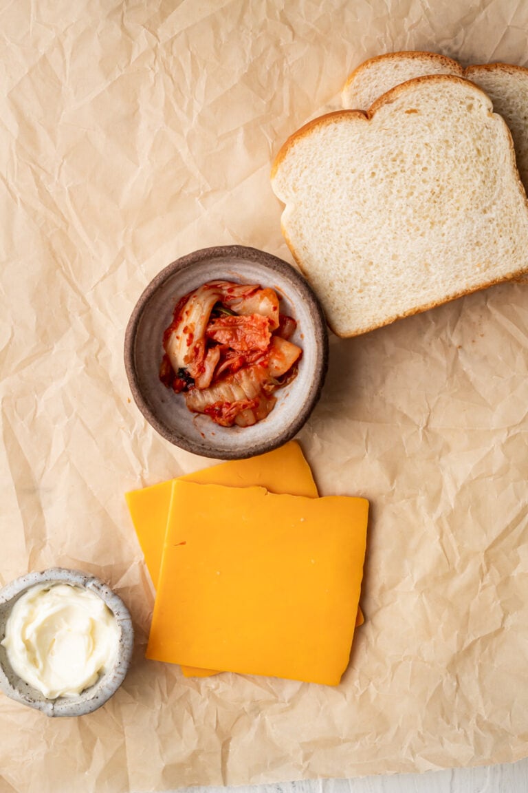 Kimchi Grilled Cheese - Cooking Therapy