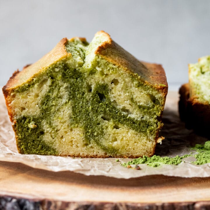 Matcha Pound Cake - Cooking Therapy