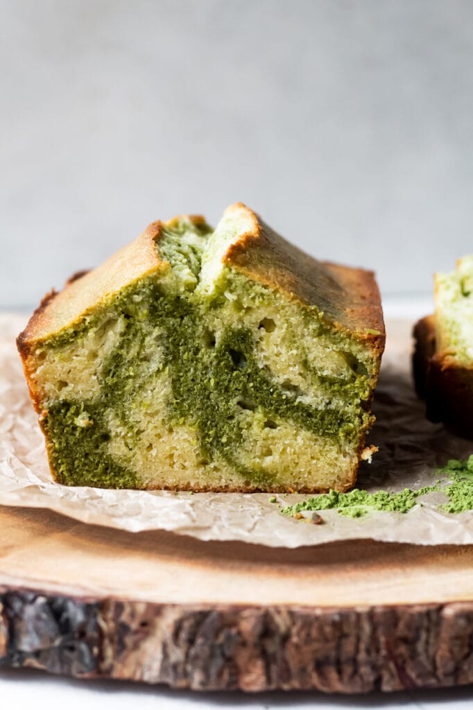 Matcha Pound Cake - Cooking Therapy