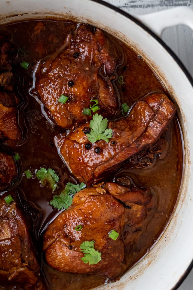 Braised Chicken Adobo (Adobong Manok) - Cooking Therapy