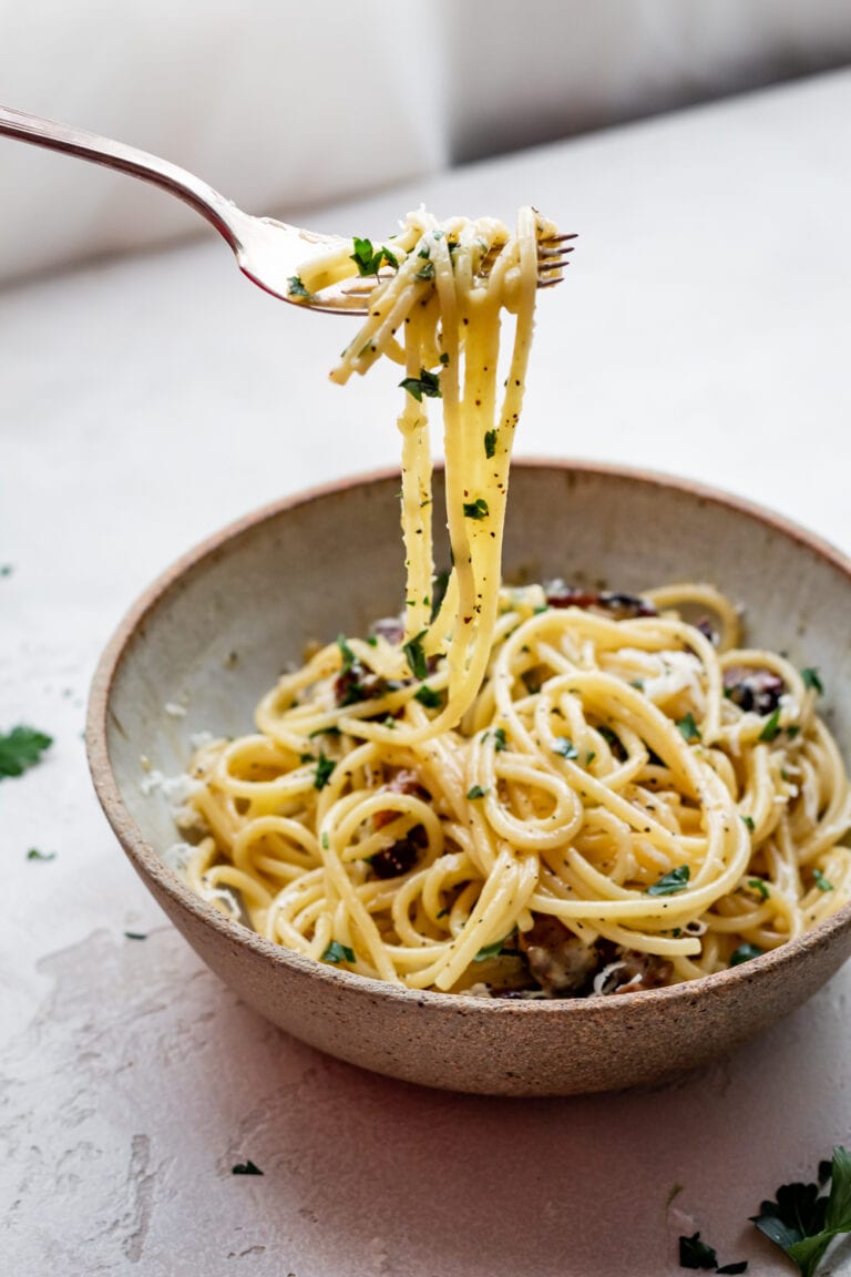 Chinese Sausage Spaghetti for 2 - Cooking Therapy