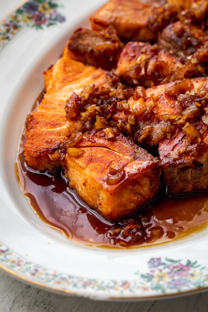 Soy Sauce Salmon - Cooking Therapy