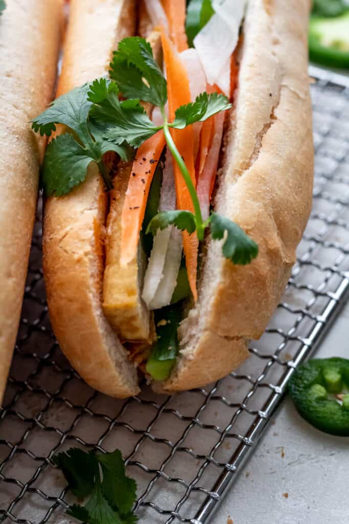 Homemade Vegetarian Tofu Banh Mi - Cooking Therapy
