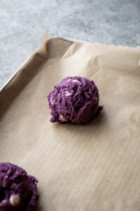 White Chocolate Ube Cookies - Cooking Therapy