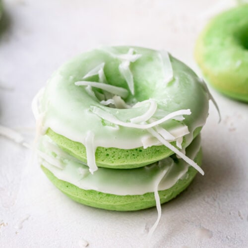 Baked Pandan Mochi Donuts - Cooking Therapy