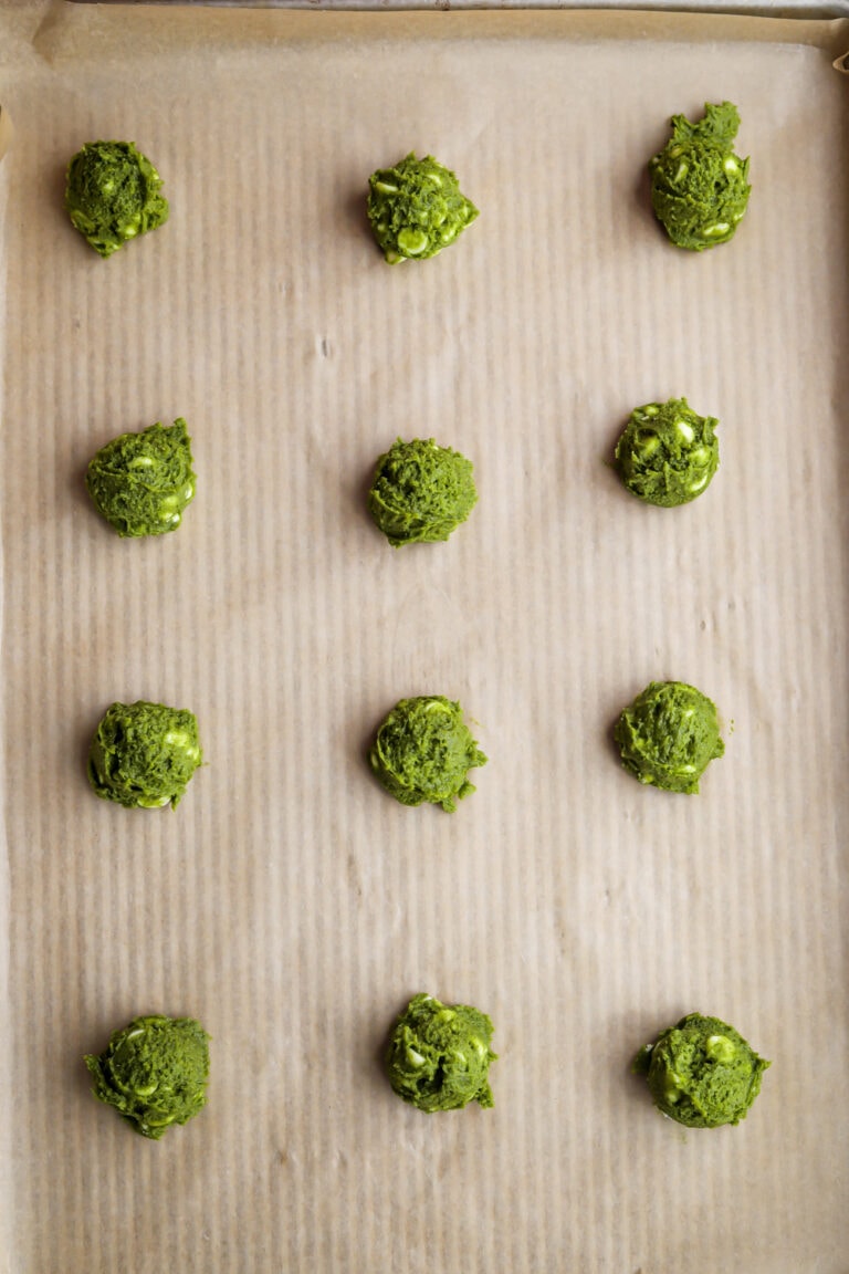Crispy Matcha Cookies - Cooking Therapy