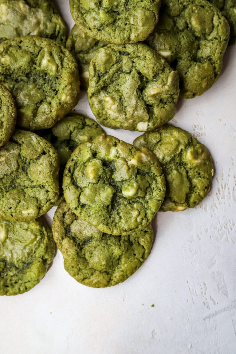 Crispy Matcha Cookies - Cooking Therapy