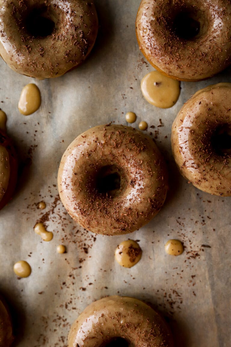 Baked Vietnamese Coffee Mochi Donuts - Cooking Therapy