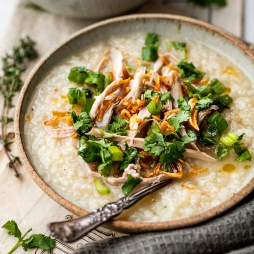 Chicken Congee - Cooking Therapy