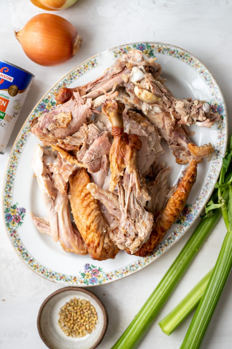 Leftover Thanksgiving Turkey Congee - Cooking Therapy