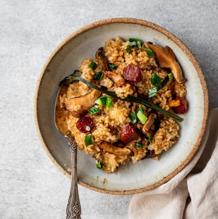 Chinese Sticky Rice (Lo Mai Fan or Xoi Man) - Cooking Therapy