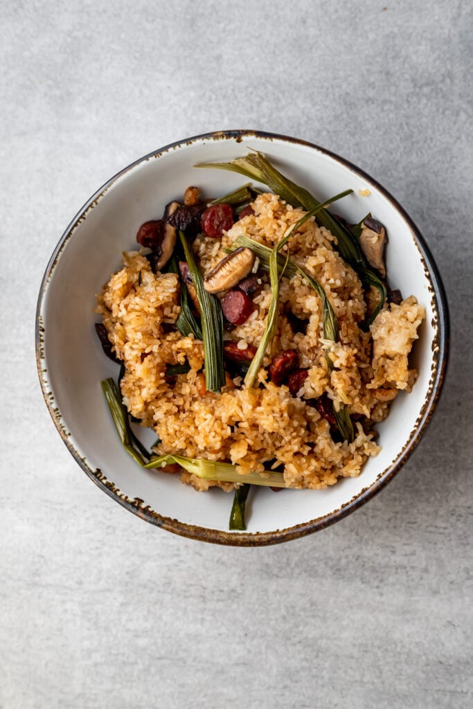 Chinese Sticky Rice (Lo Mai Fan or Xoi Man) - Cooking Therapy