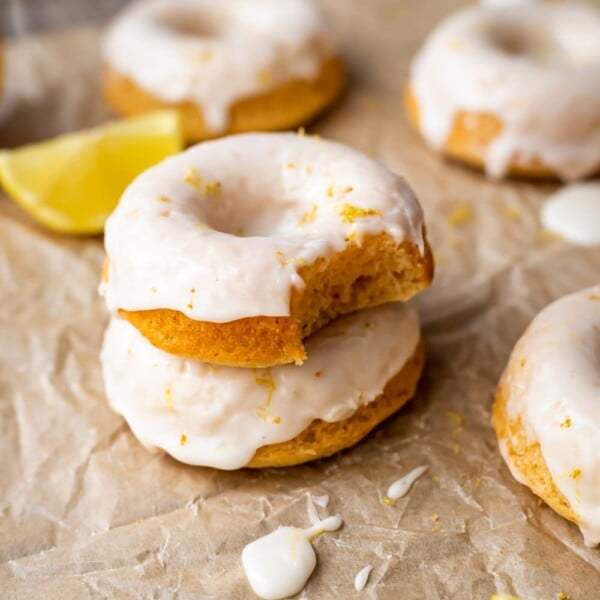 Baked Lemon Mochi Donuts - Cooking Therapy