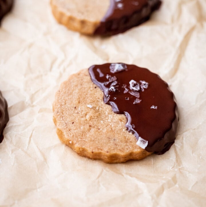 Espresso Shortbread Cookies - Cooking Therapy