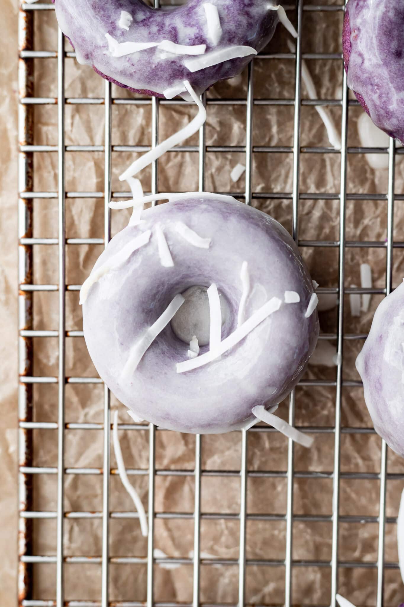 Baked Ube Mochi Donuts - Cooking Therapy