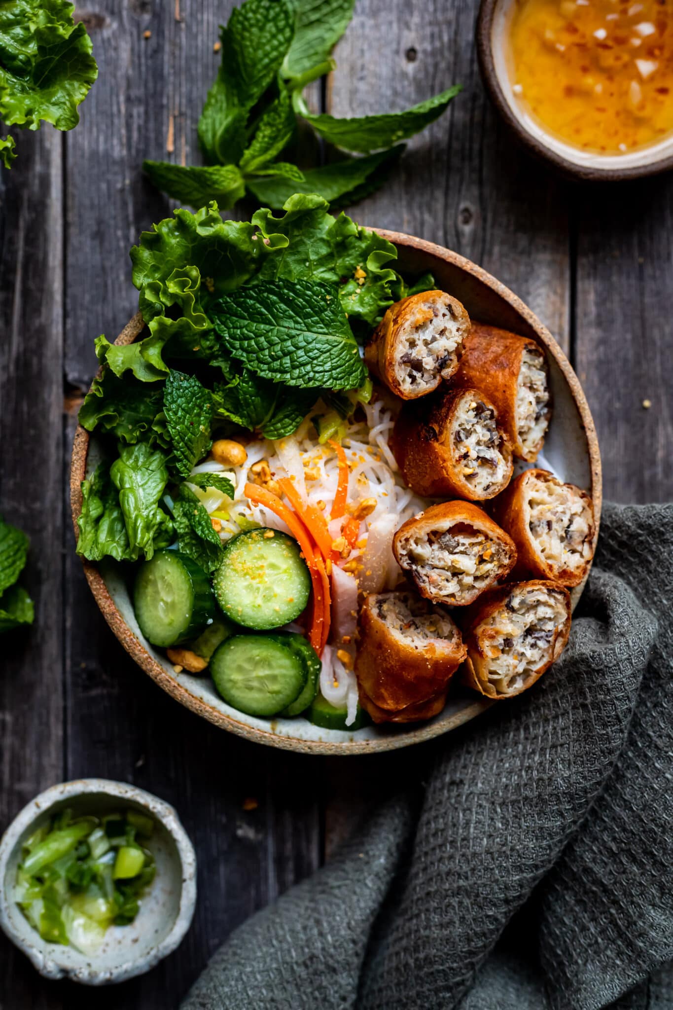 Bun Cha Gio (Vietnamese Egg Rolls with Vermicelli Noodles) - Cooking ...