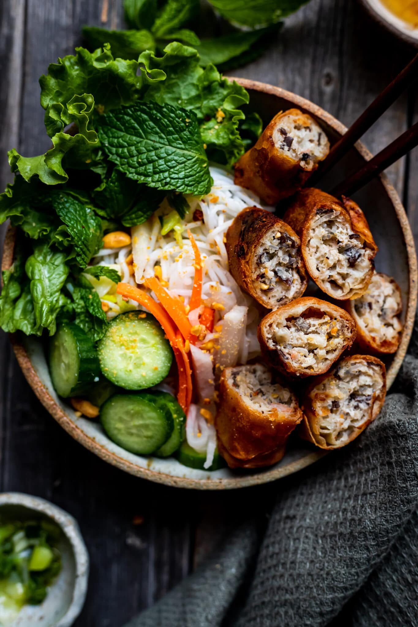 Bun Cha Gio (Vietnamese Egg Rolls with Vermicelli Noodles) - Cooking ...