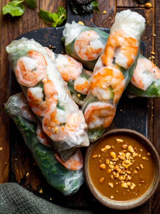 Nem Nuong Spring Rolls (Nem Nuong Cuon) - Cooking Therapy