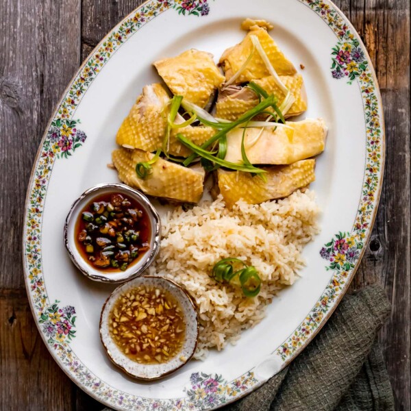 Vietnamese Inspired Hainanese Chicken Rice (Com Ga Hai Nam) - Cooking ...