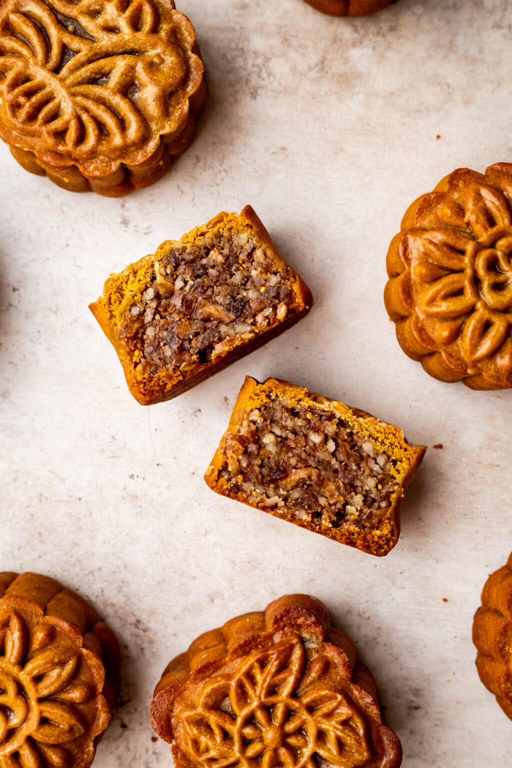 Fig and Pecan Mooncakes - Cooking Therapy