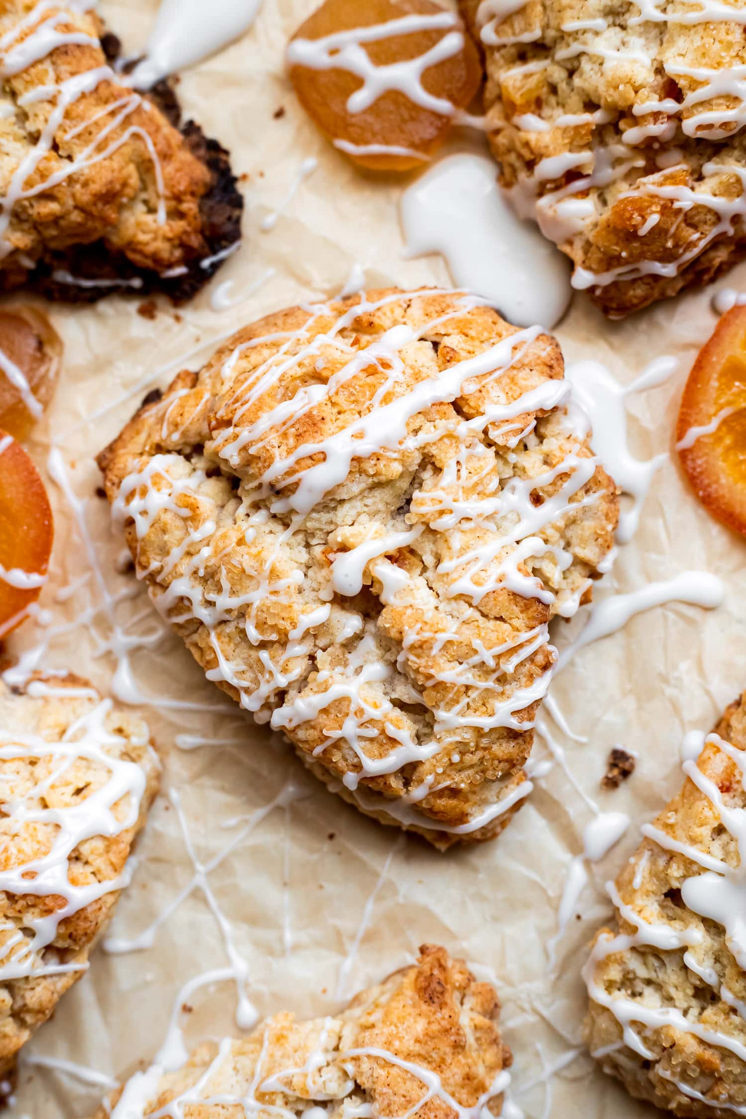 Candied Ginger Orange Scones - Cooking Therapy