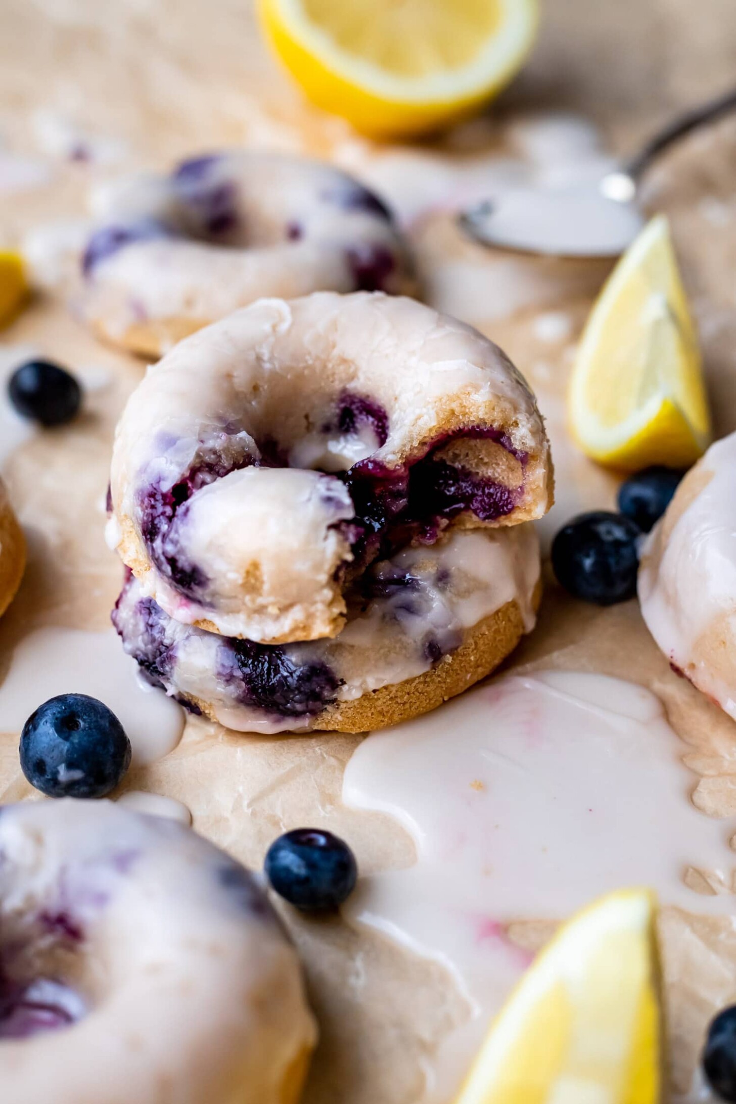 Lemon Blueberry Mochi Donuts (one bowl recipe!) - Cooking Therapy