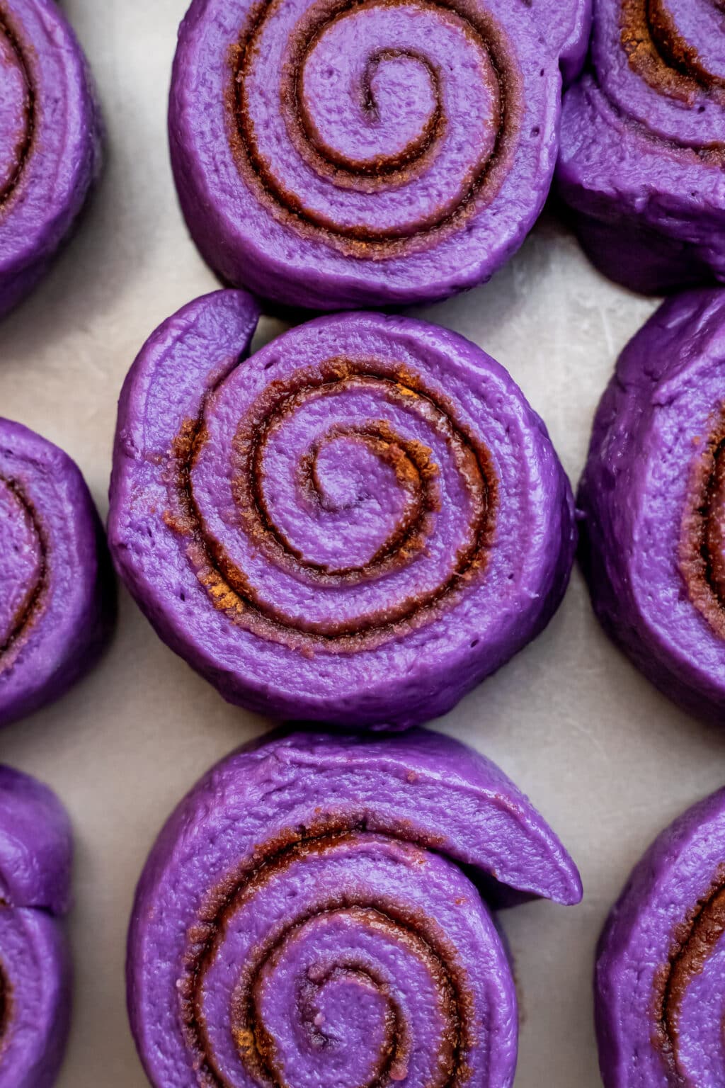 Fluffy and Moist Ube Cinnamon Rolls - Cooking Therapy