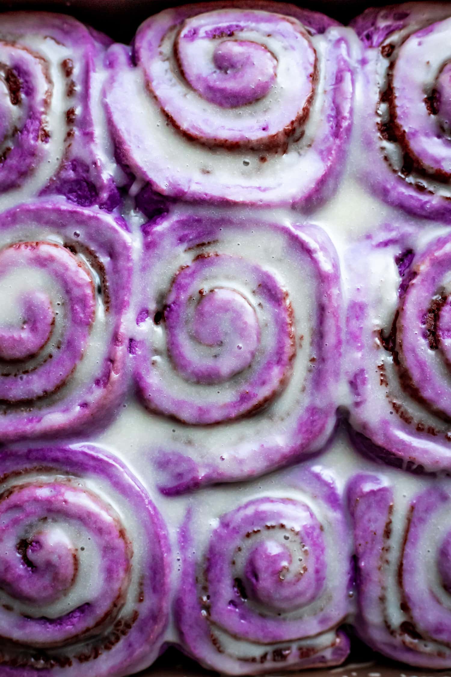 Fluffy and Moist Ube Cinnamon Rolls - Cooking Therapy