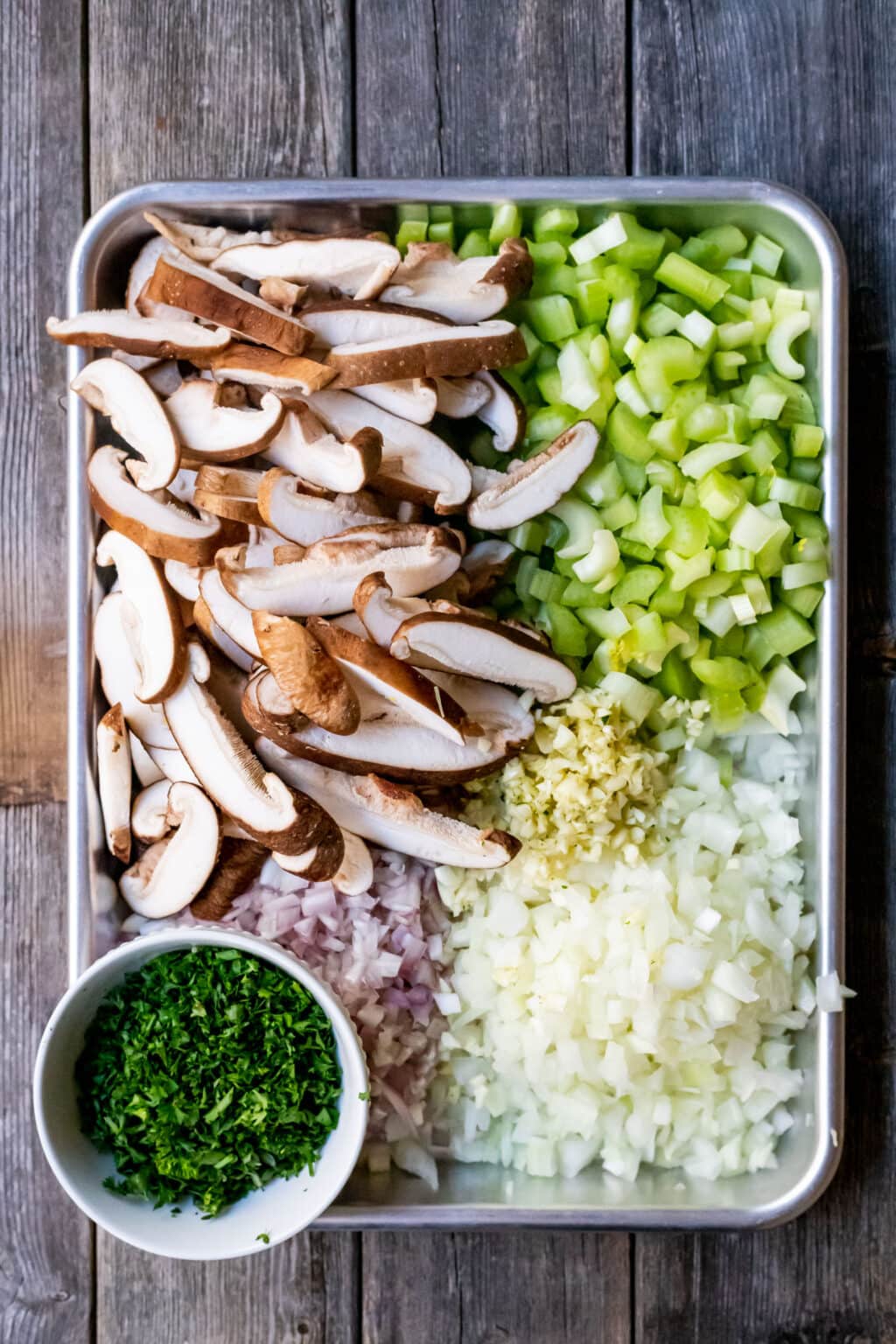 Vegetarian Shiitake Mushroom Stuffing - Cooking Therapy