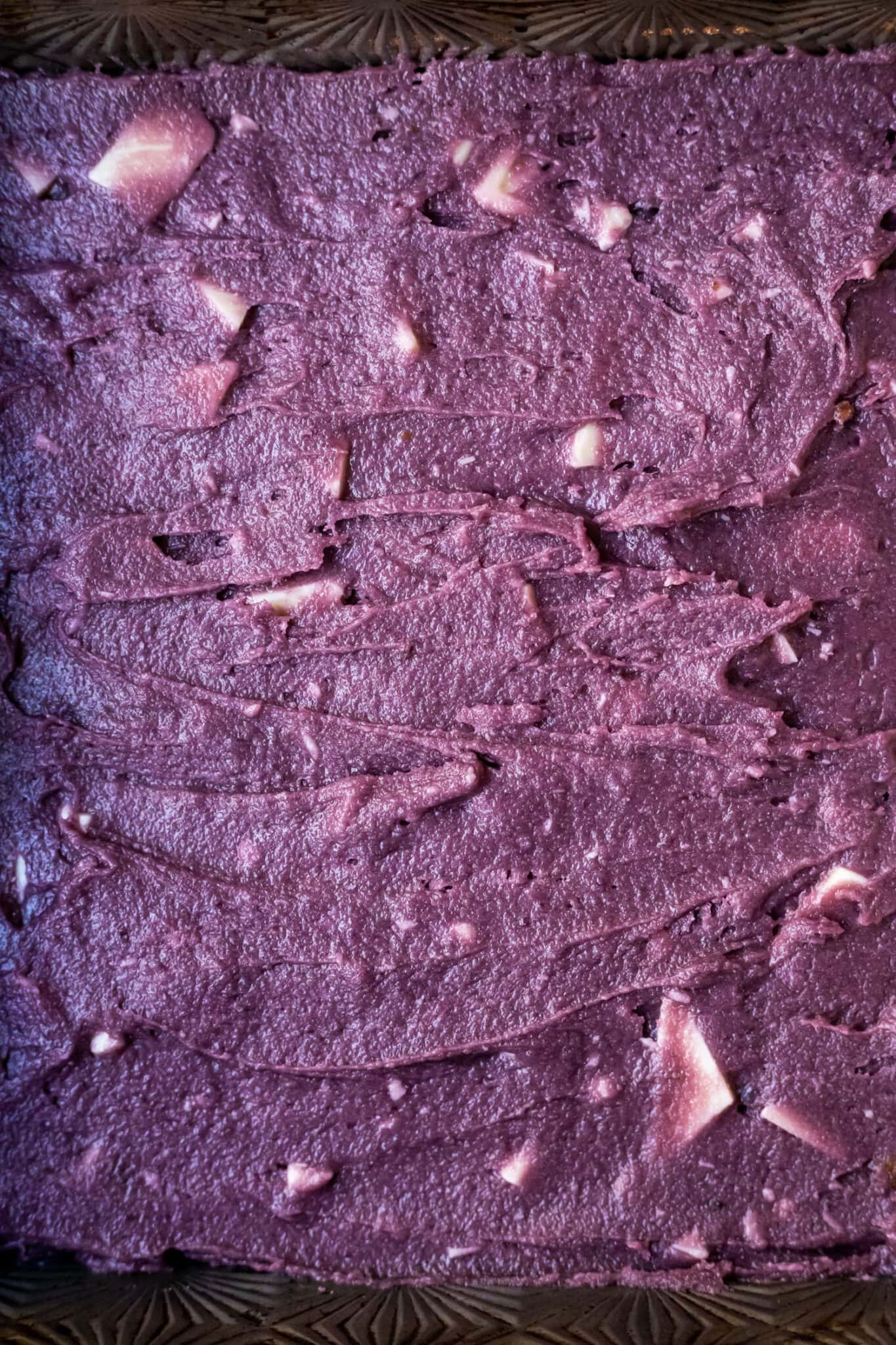 Soft and Fudgy Ube Blondies - Cooking Therapy