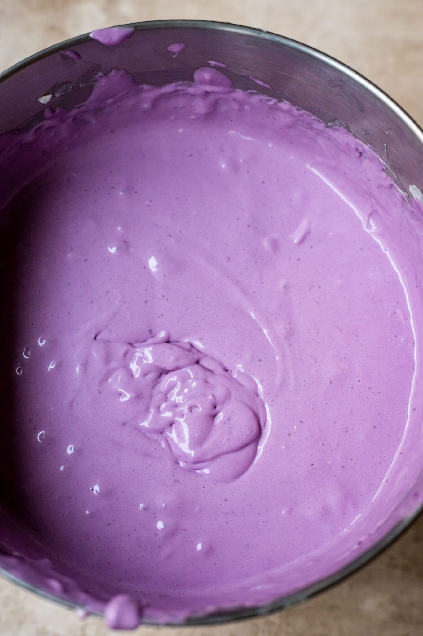 Ube Basque Cheesecake (with natural ube flavor) - Cooking Therapy